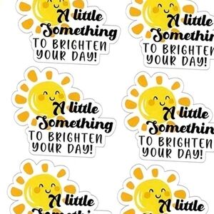 Party Supplies | 5pc A Little Sunshine To Brighten Your Day Stickers ...